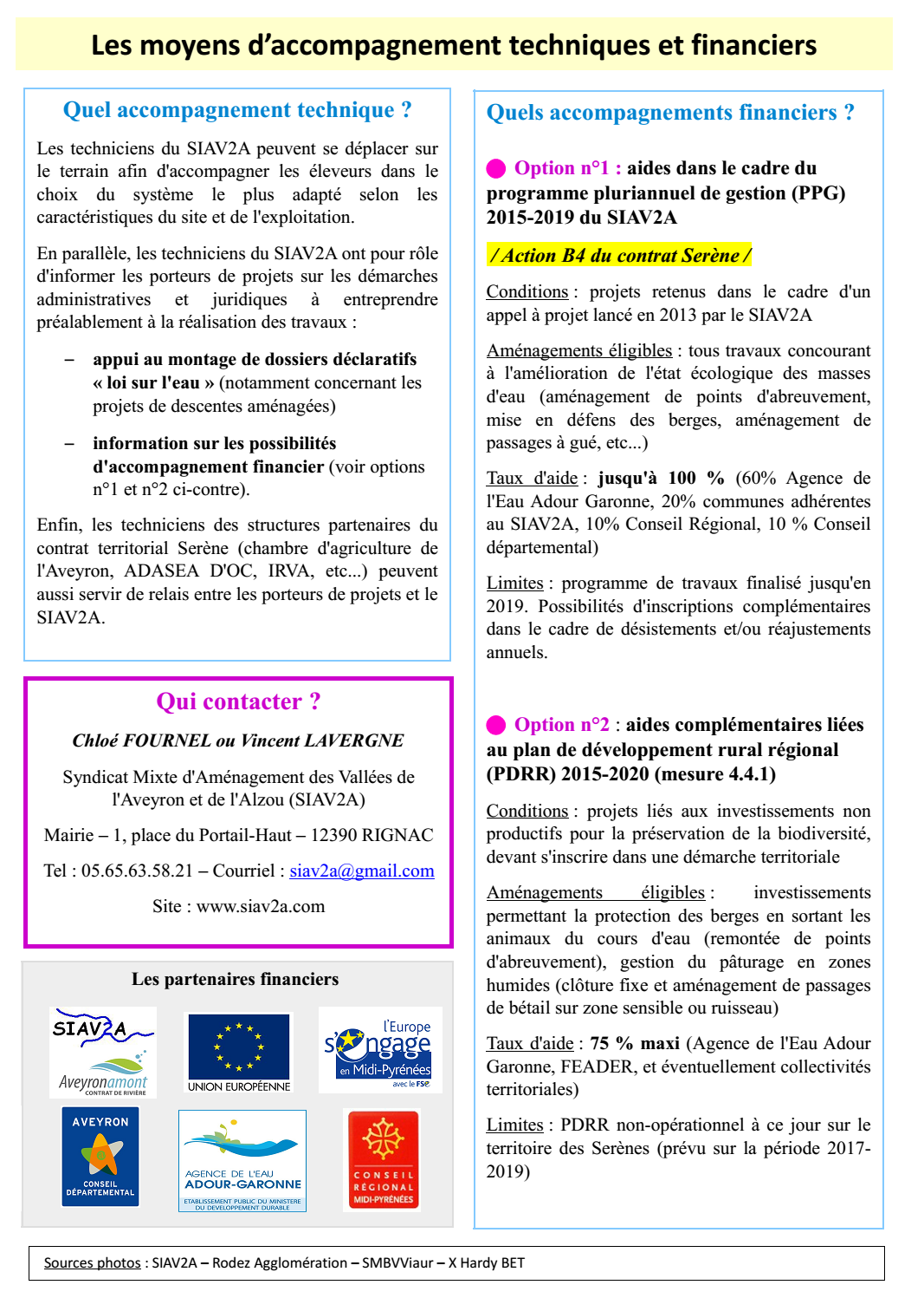 Fiches techniques - SMBV2A